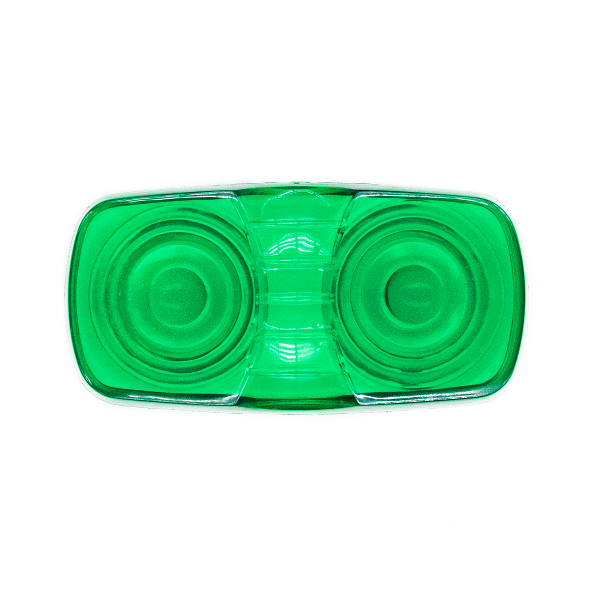 010-091 Blue Giant Green Lens Rectangular, Sm. 2"x 4" Double Bullseye ...