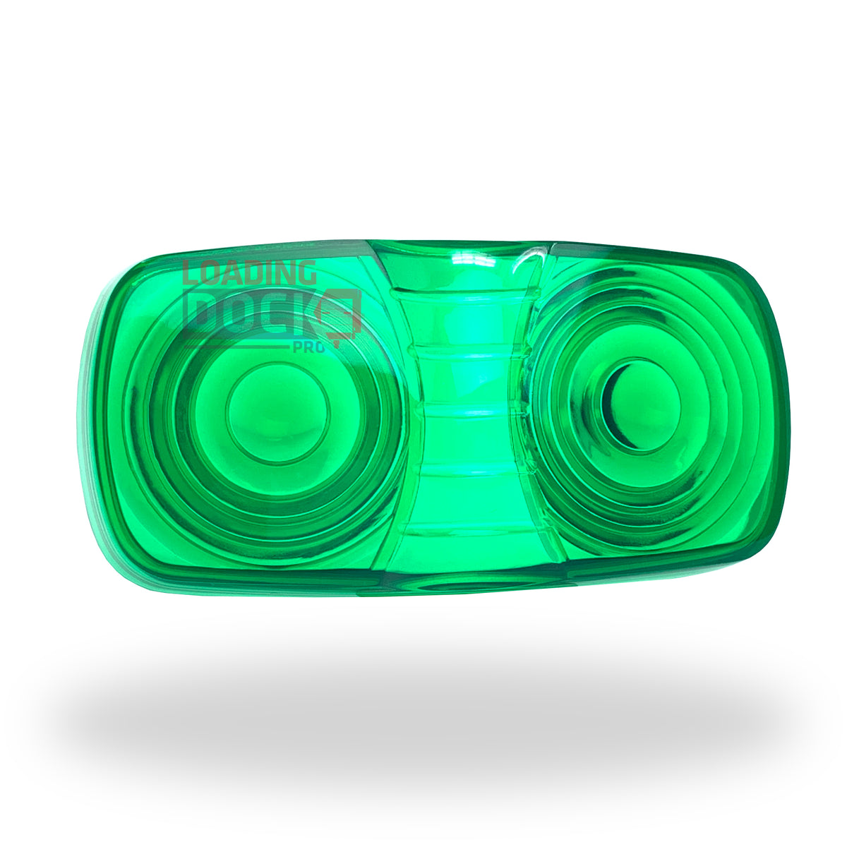 010-091 Blue Giant Green Lens Rectangular, Sm. 2"x 4" Double Bullseye ...